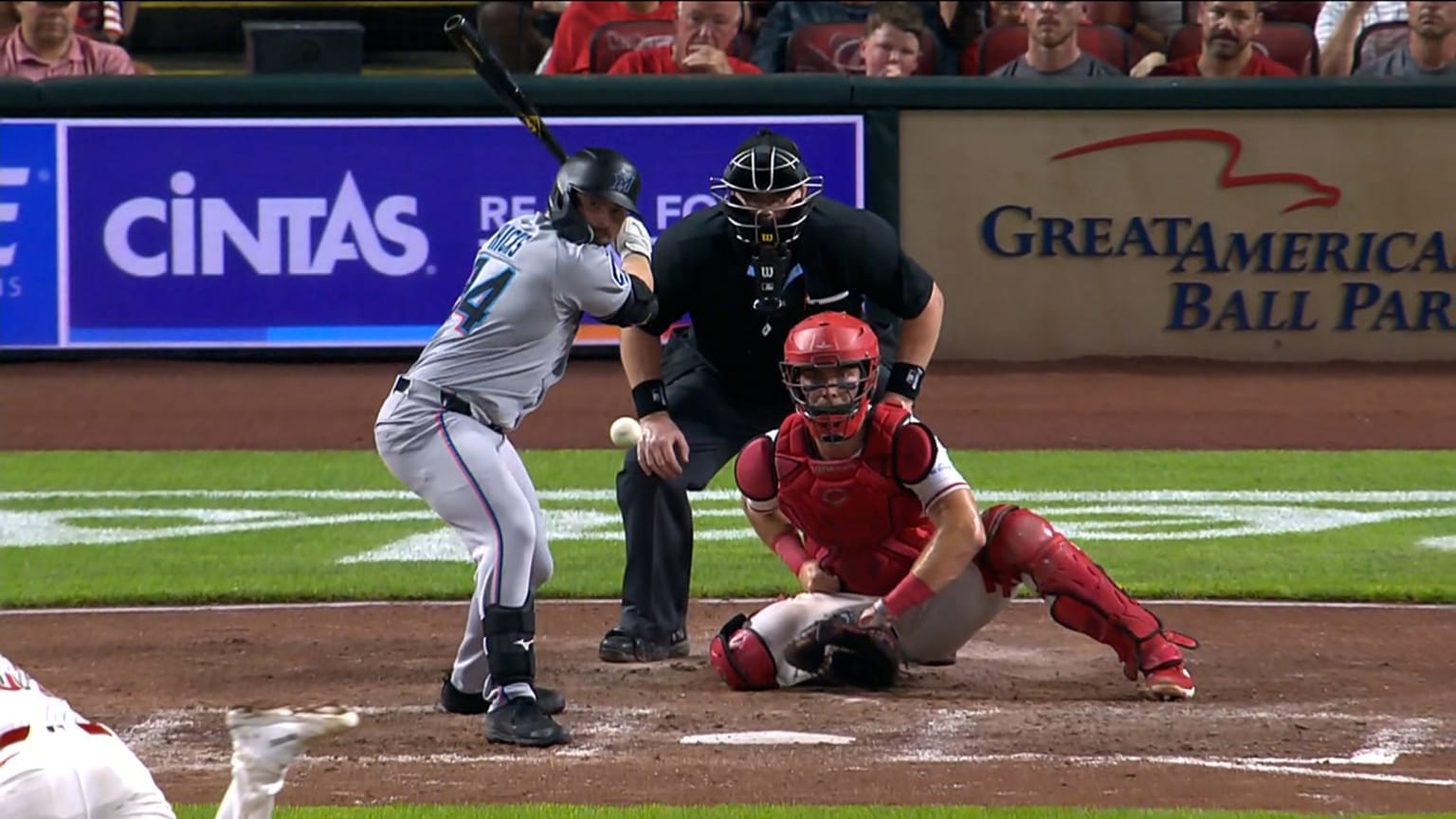 Liam Hicks produce con un sencillo | 07/07/2025 | Los Marlins de Miami