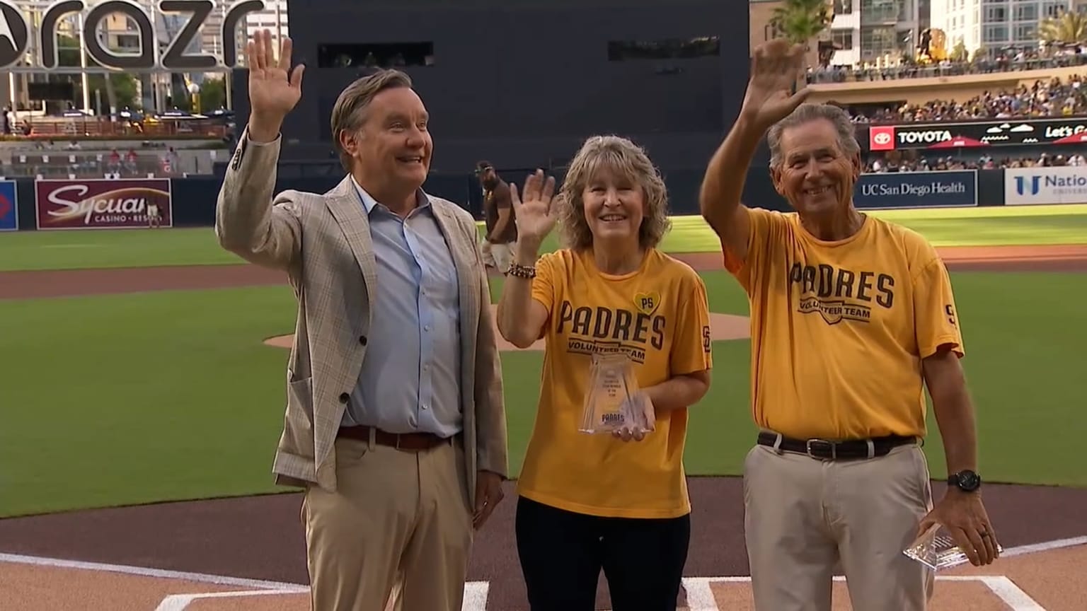 9/10/25 Home Plate Ceremony Padres Volunteer Team | 09/10/2025 | MLB.com