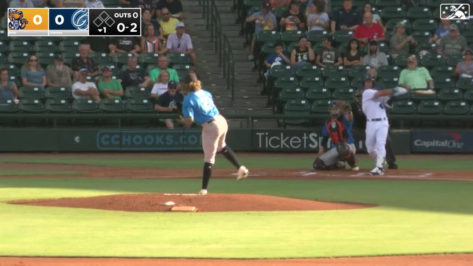 Joey Estes records his first K of the night | 07/21/2023 | MLB.com