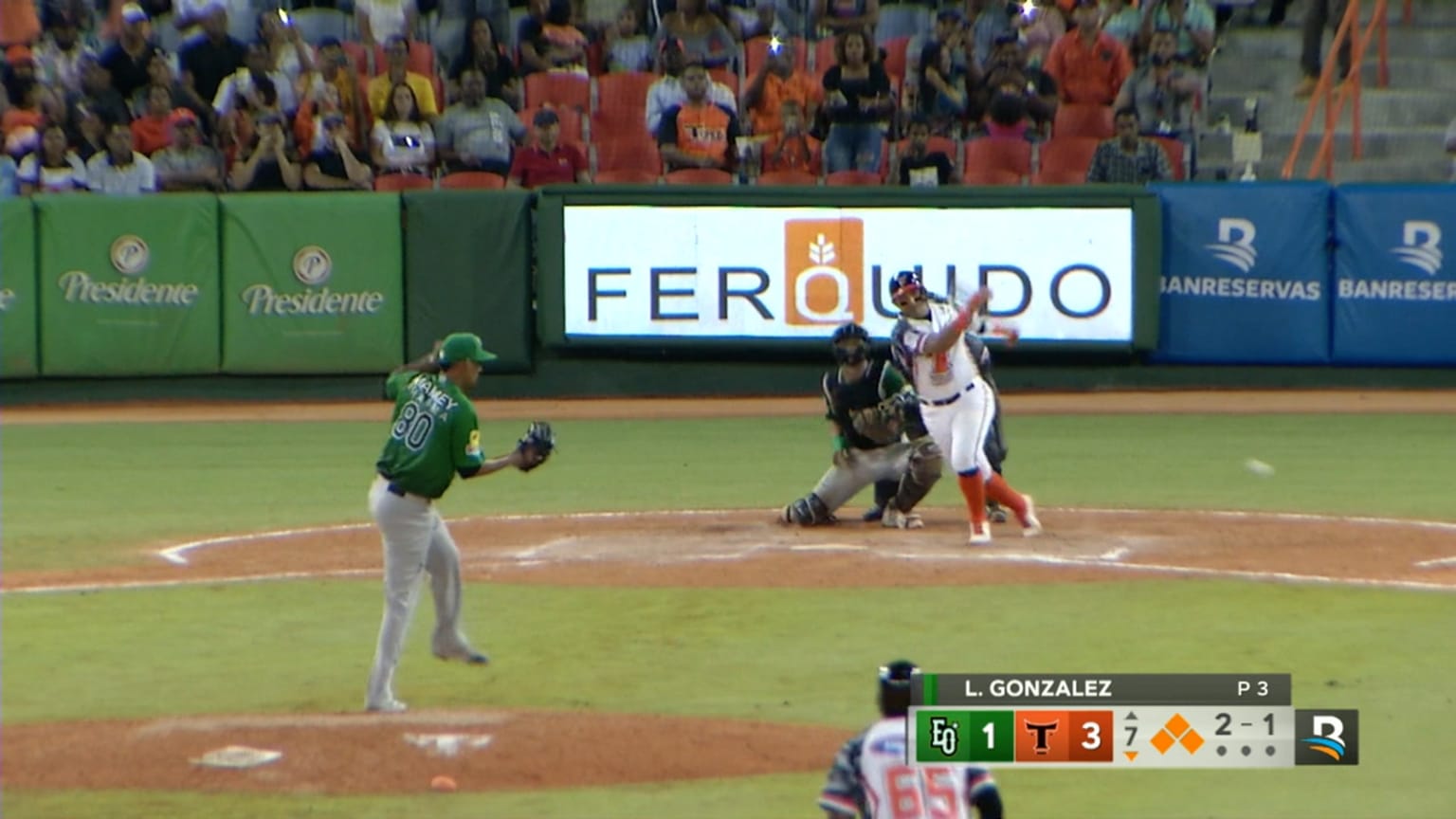 Cristhian Adames pega roleta impulsora en la 7ma | 16/10/2022 ...