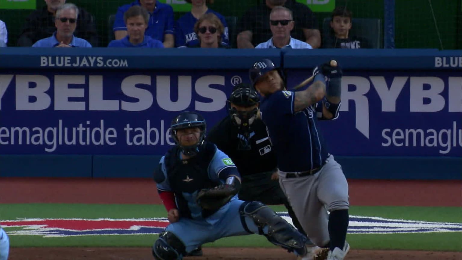 Ramírez hammers a two-run home run to left field | 09/30/2023 | Tampa ...