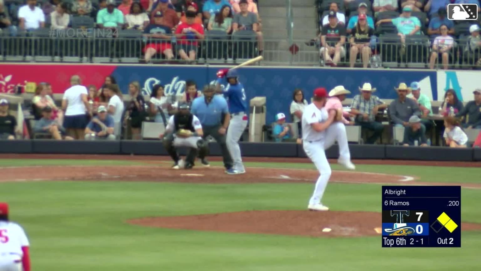 Jose Ramos' ninth homer of the season | 06/10/2024 | New York Mets