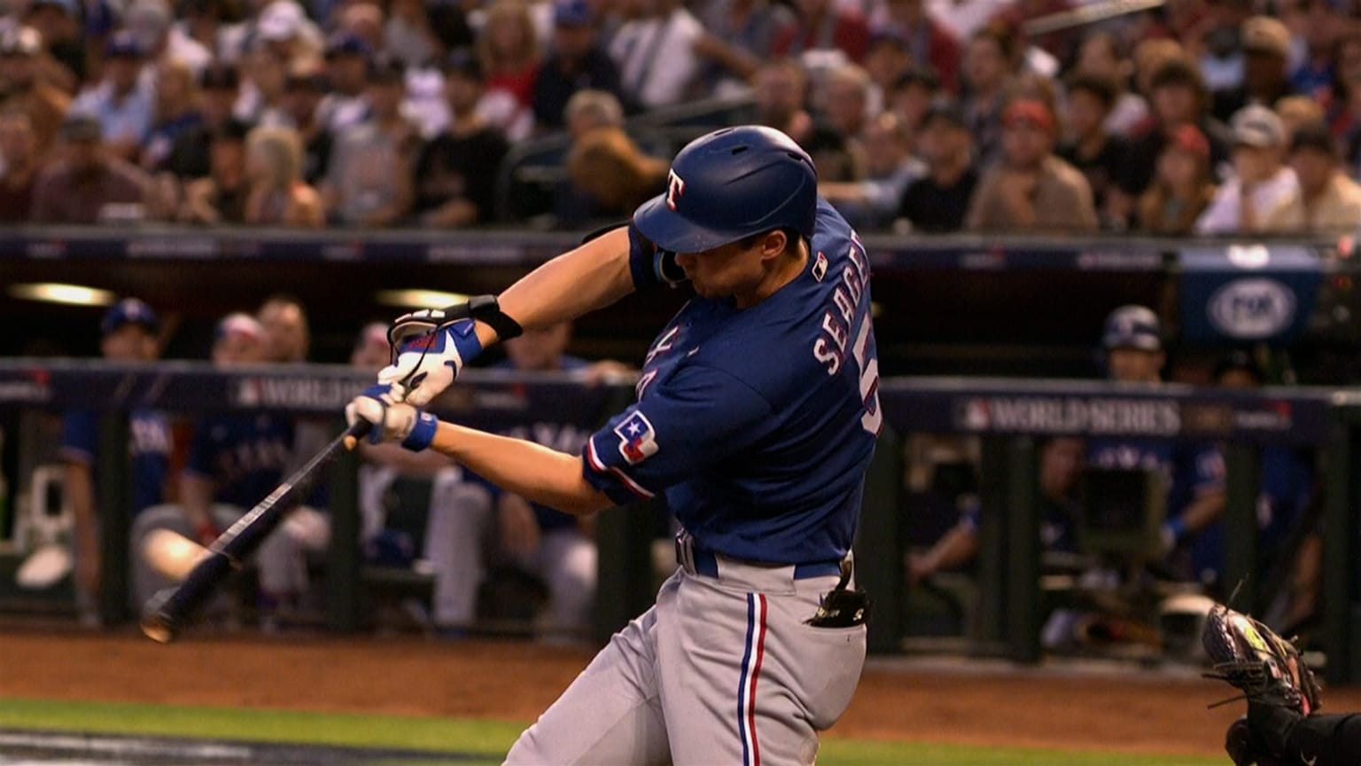 All calls of Corey Seager's home run | Curtain Call | 10/30/2023 ...