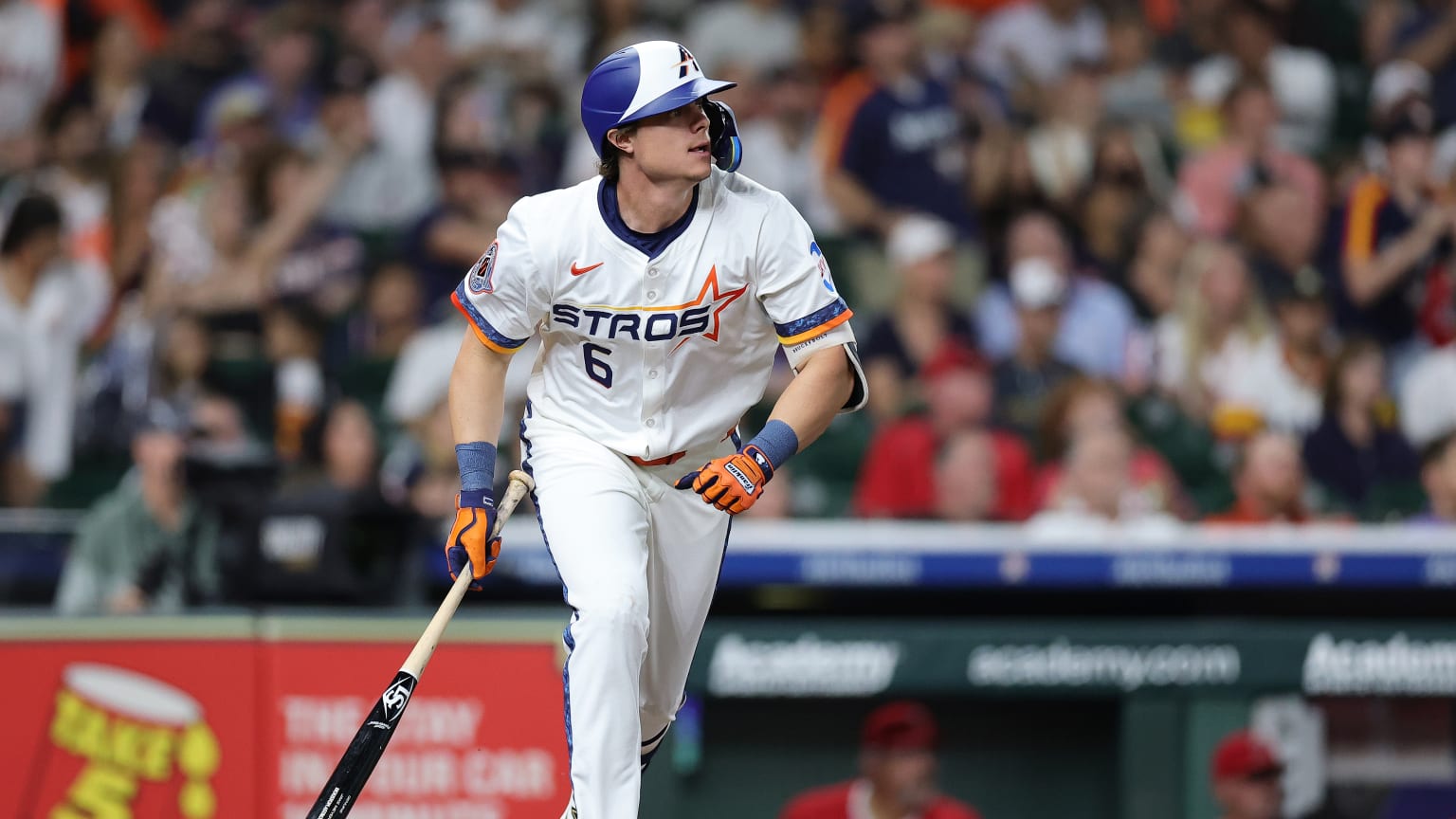 Jake Meyers' sacrifice fly | 04/11/2025 | Houston Astros