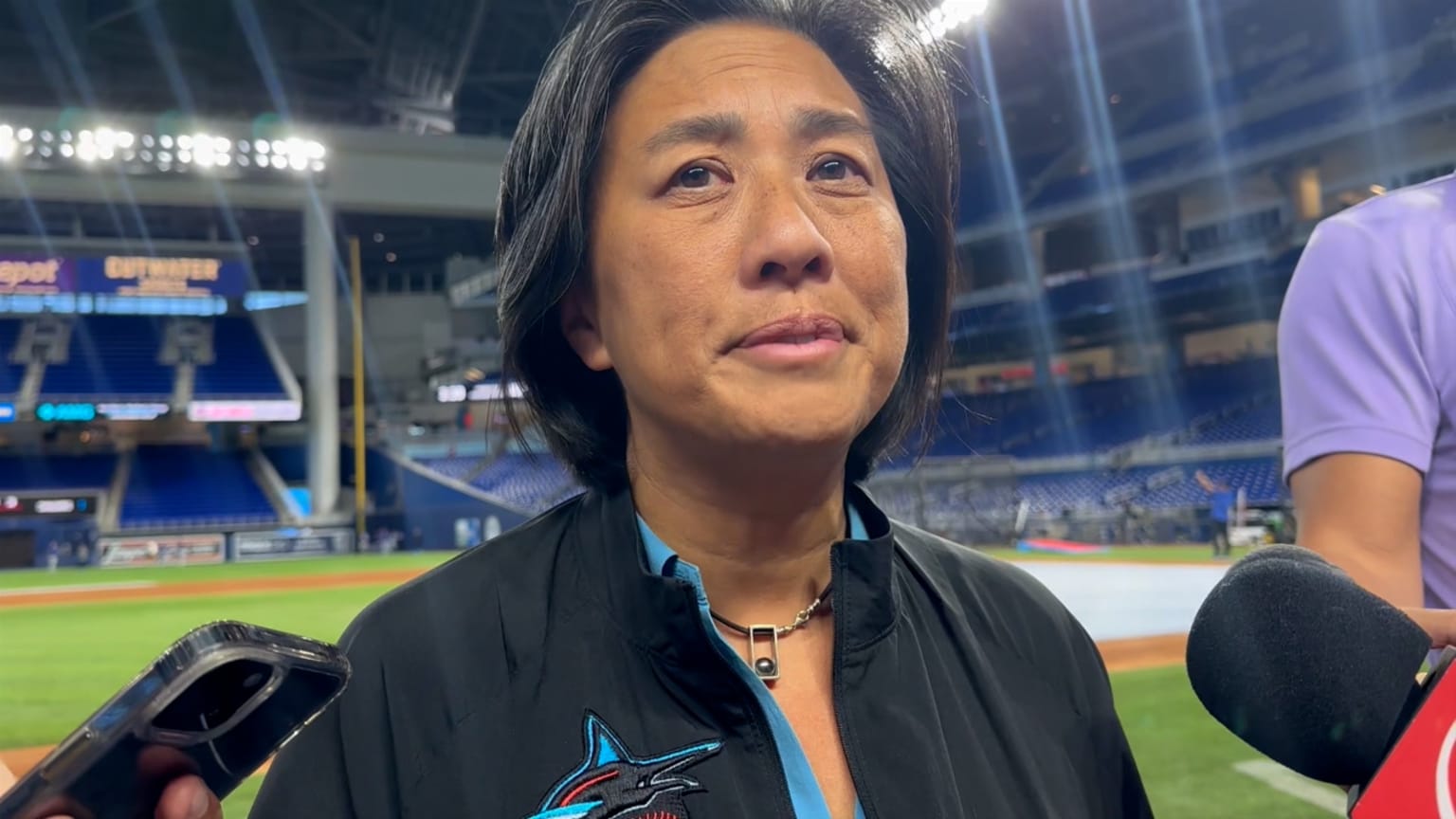 Kim Ng on Sandy Alcantara and Jorge Soler's injuries | 09/06/2023 ...