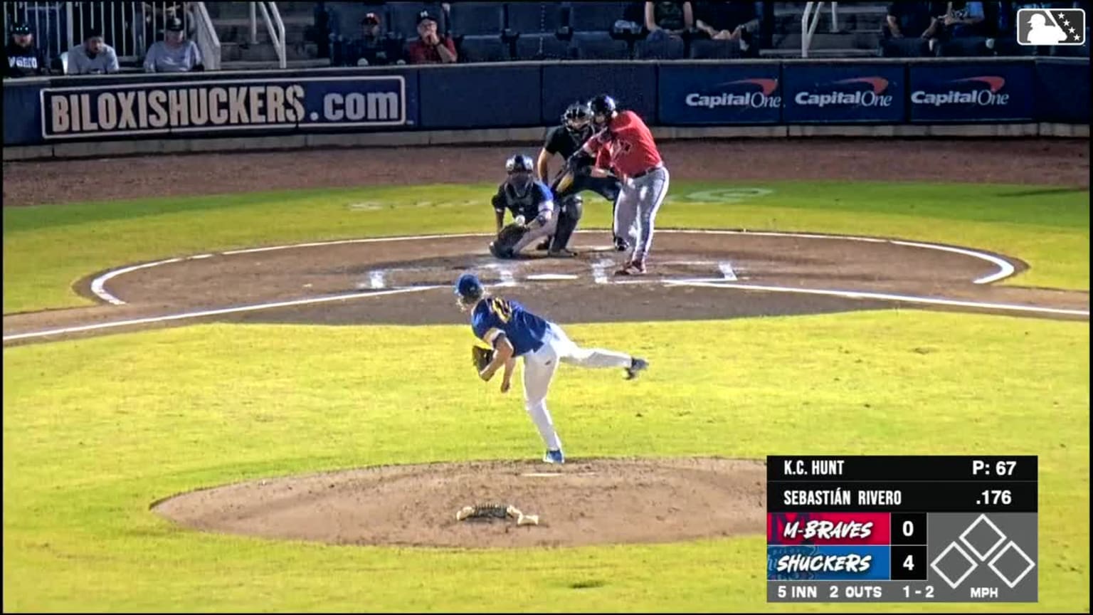 K.C. Hunt's sixth strikeout | 09/13/2024 | MLB.com