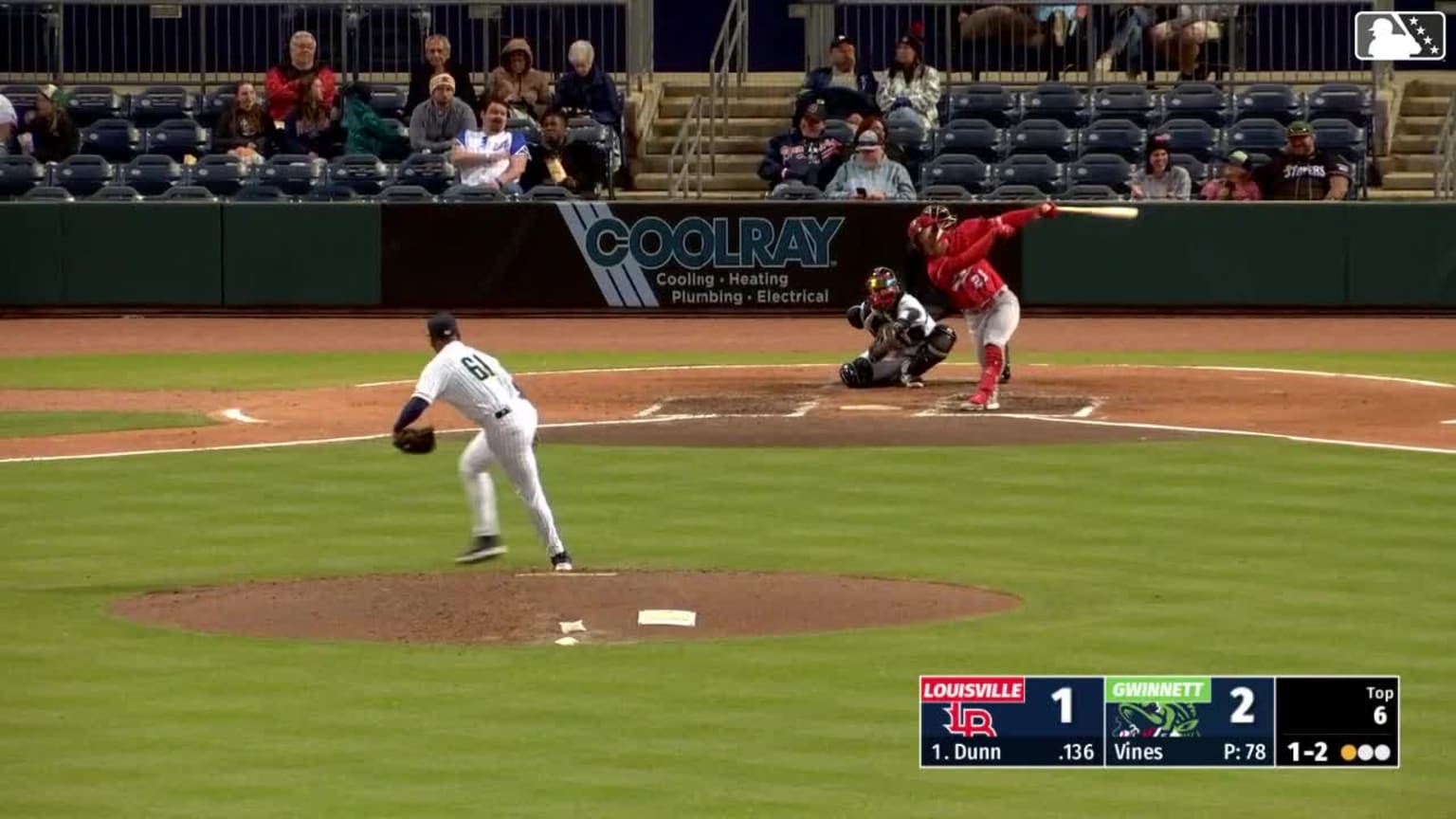 Darius Vines strikes out Blake Dunn swinging | 04/05/2024 | Atlanta Braves