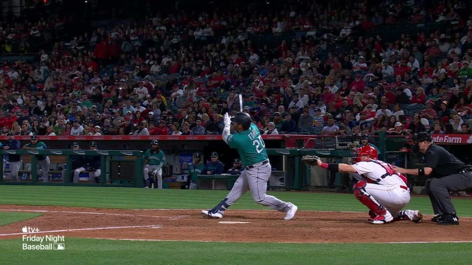 Mike Ford sacude un batazo de vuelta entera | 09/06/2023 | Los Mariners ...