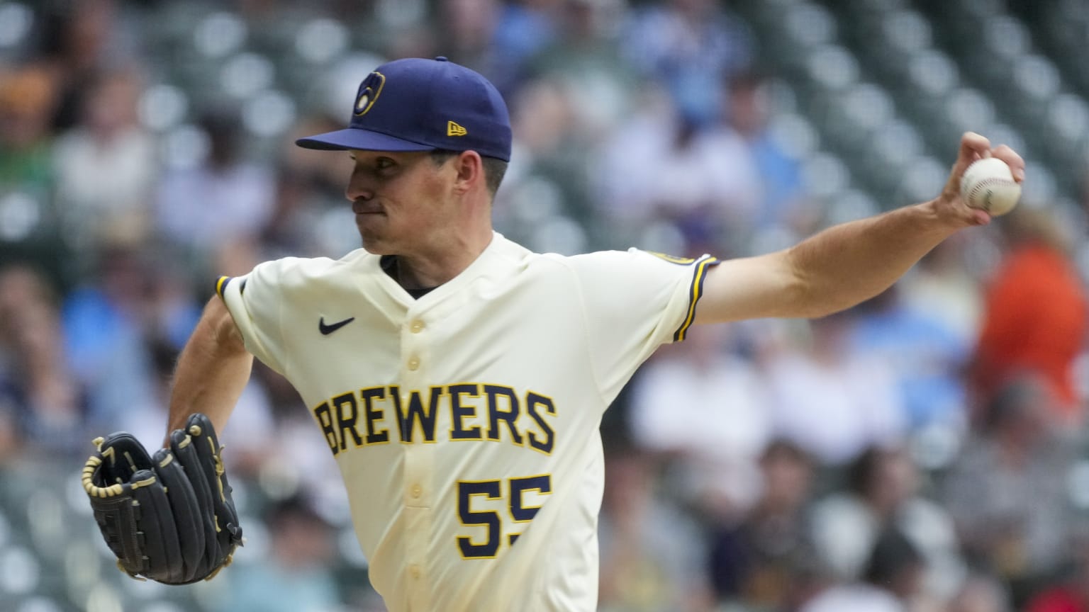 Hoby Milner K's Jonah Heim | 06/25/2024 | Milwaukee Brewers