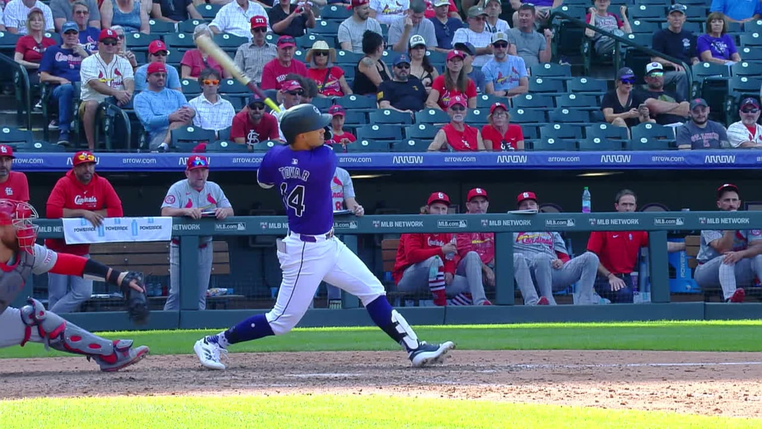 Ezequiel Tovar's game-tying two-run double | 09/26/2024 | Colorado Rockies