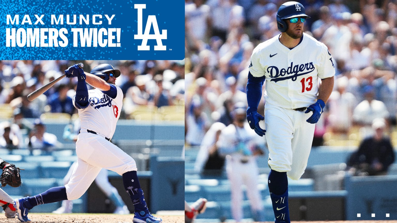 Max Muncy's grand slam highlights two-homer game | 06/22/2025 | Los Angeles Dodgers