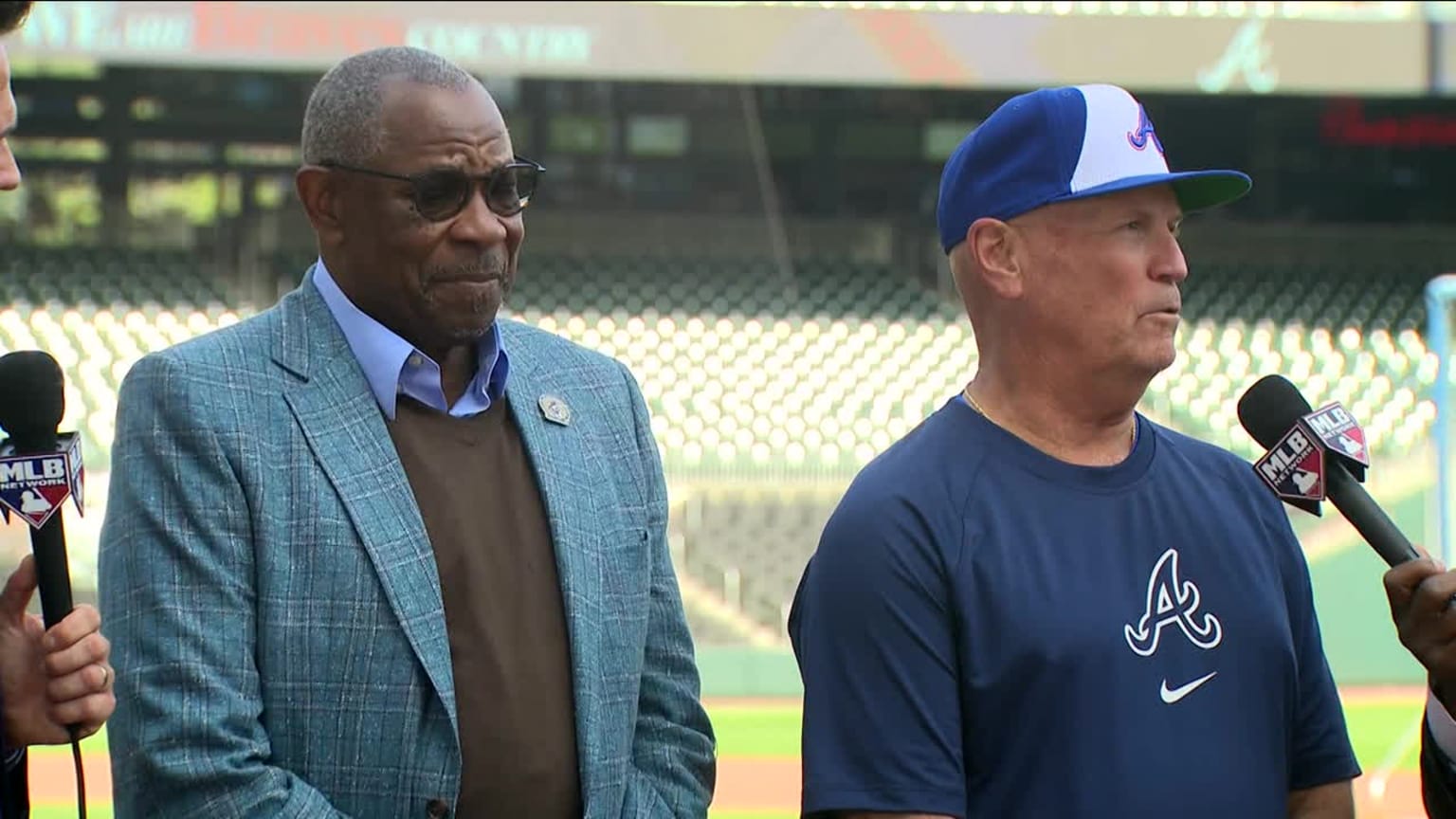 Brian Snitker, Dusty Baker on Hank Aaron's impact | 04/08/2024 | MLB.com
