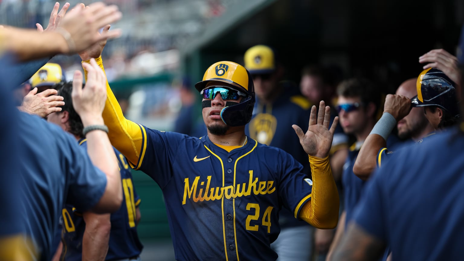 William Contreras plates Joey Ortiz | 08/02/2025 | Milwaukee Brewers