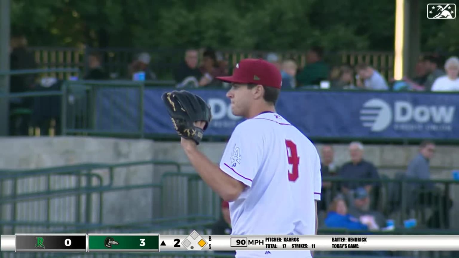 Jared Karros fans his first High-A batter | 08/31/2023 | MLB.com