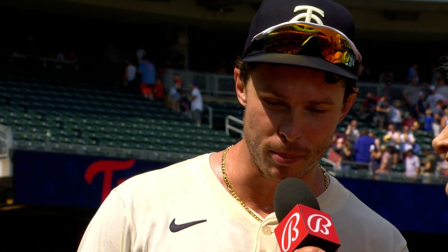 Max Kepler discusses walk-off hit vs. Phillies | 07/24/2024 | Minnesota ...