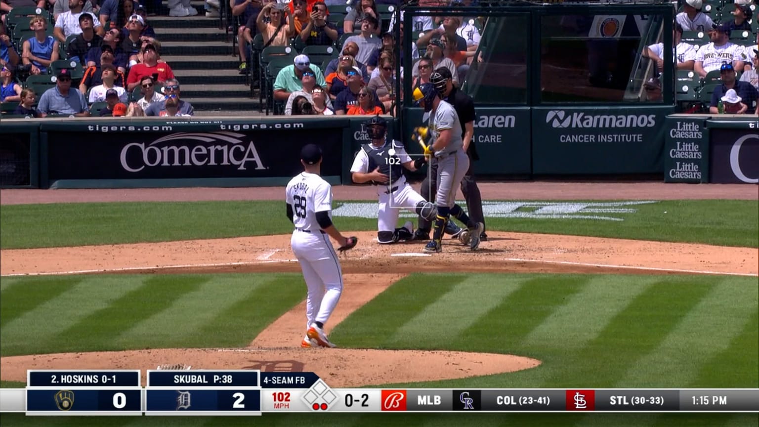 Tarik Skubal's 101.7 mph fastball | 06/09/2024 | Detroit Tigers