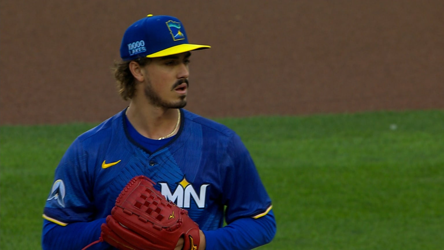 Joe Ryan poncha a Brice Turang | 20/06/2025 | Los Twins de Minnesota