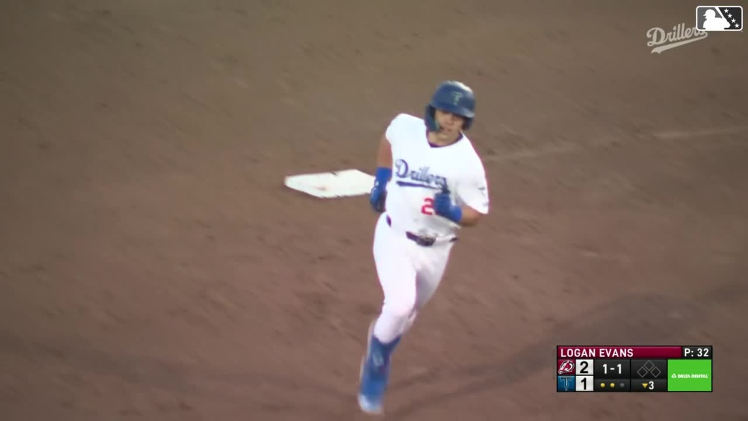 Dalton Rushing's solo home run | 04/12/2024 | Los Angeles Dodgers