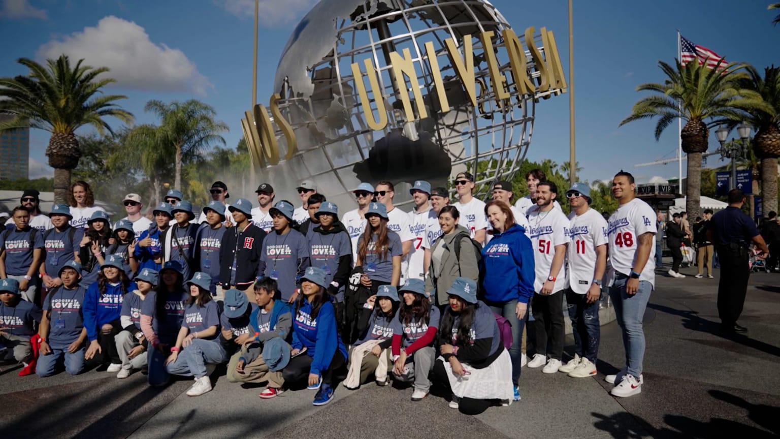 Dodgers visit Universal Studios during Love LA Tour | 02/03/2024 | MLB.com
