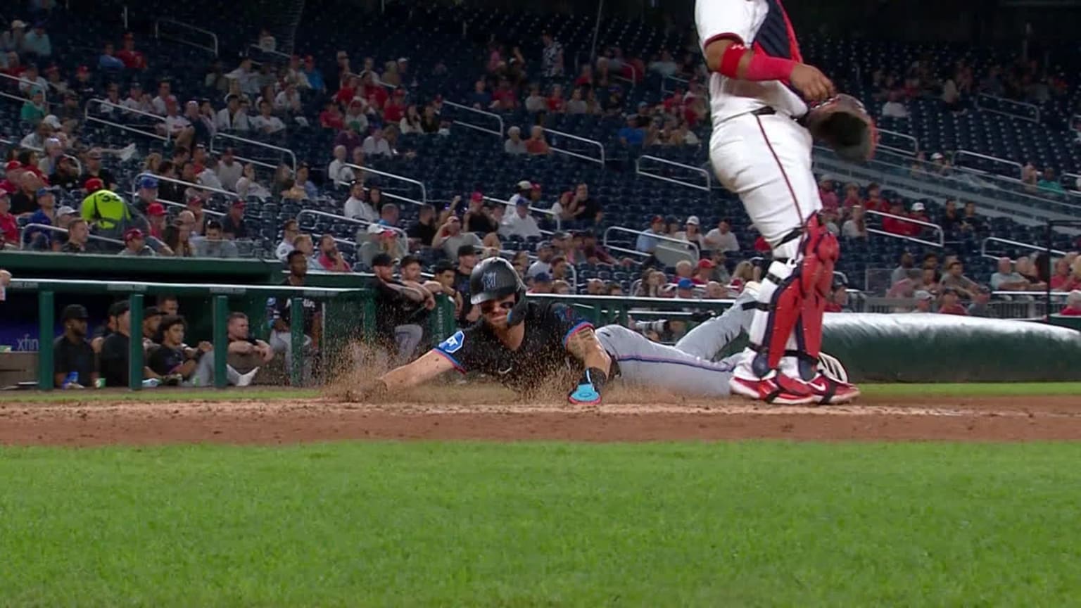 Marlins take the lead on Otto Lopez's force out | 09/12/2024 | Washington Nationals