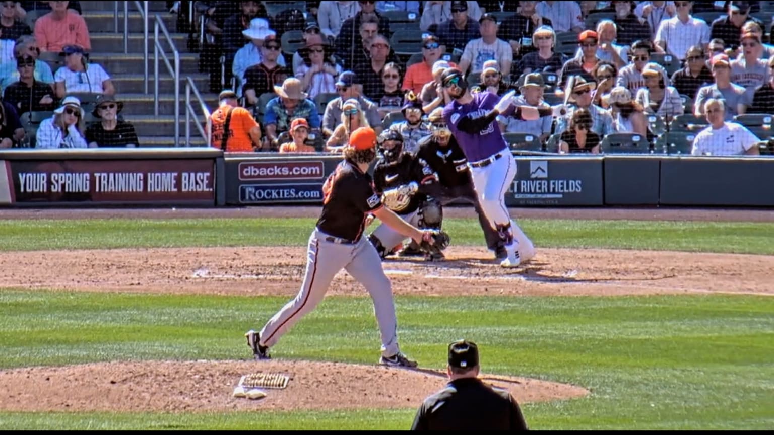 Rockies beat Giants, 12-10, in Spring Training game | 03/04/2024 ...