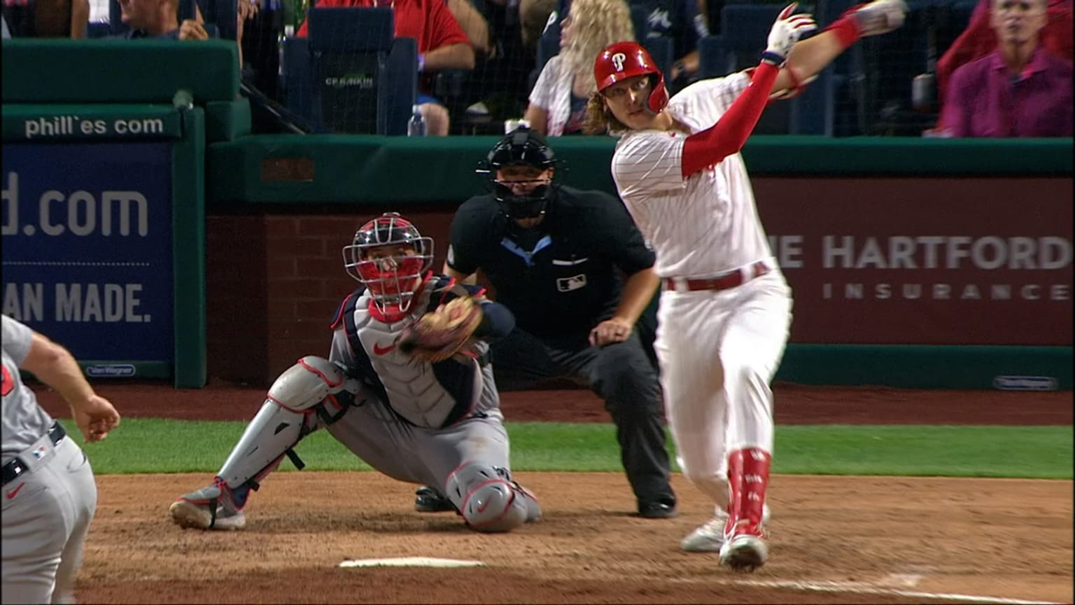 Take a look at Alec Bohm's home run using Data Viz | 08/25/2023 ...