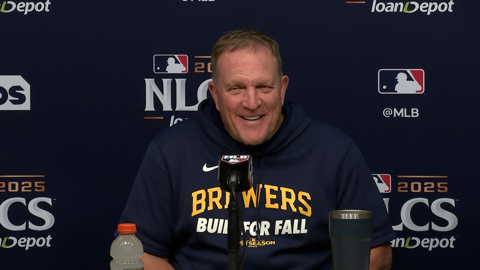 Pat Murphy on the NLCS loss: 'I'm proud of our team' | 10/17/2025 | MLB.com
