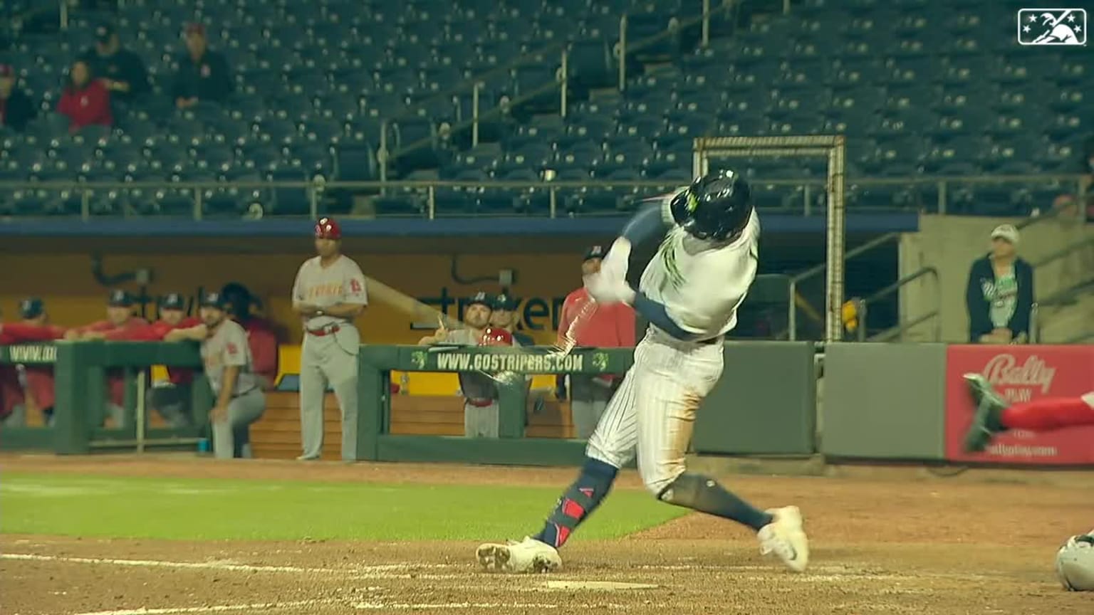 Forrest Wall cracks a grand slam to right field | 04/13/2023 | Atlanta ...
