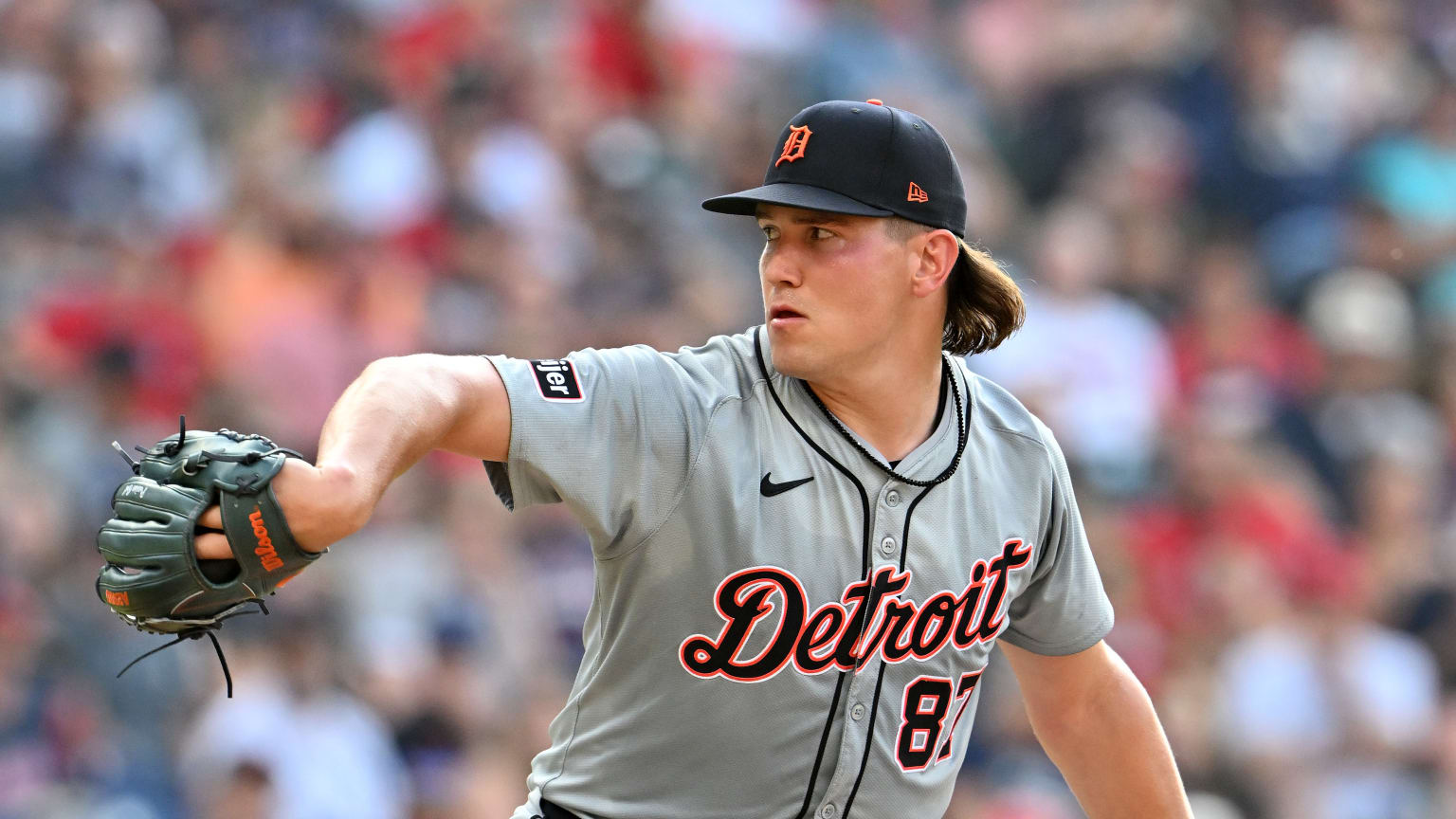 Tyler Holton fans José Ramírez in the 1st inning | 07/23/2024 | Detroit ...