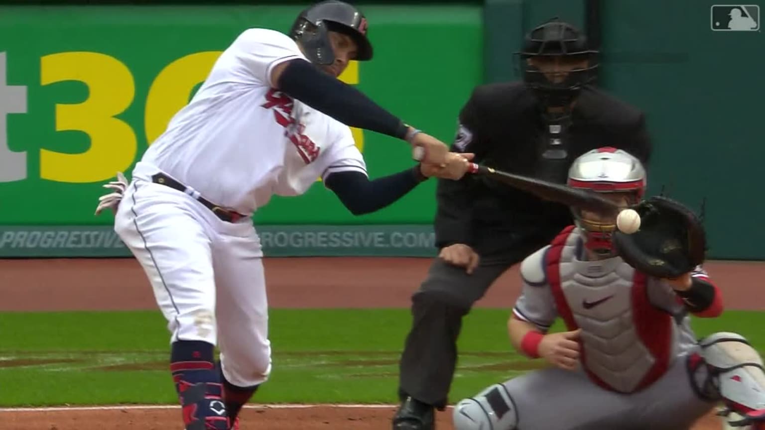 Josh Naylor grounds a RBI single to third base | 05/06/2023 | Cleveland ...