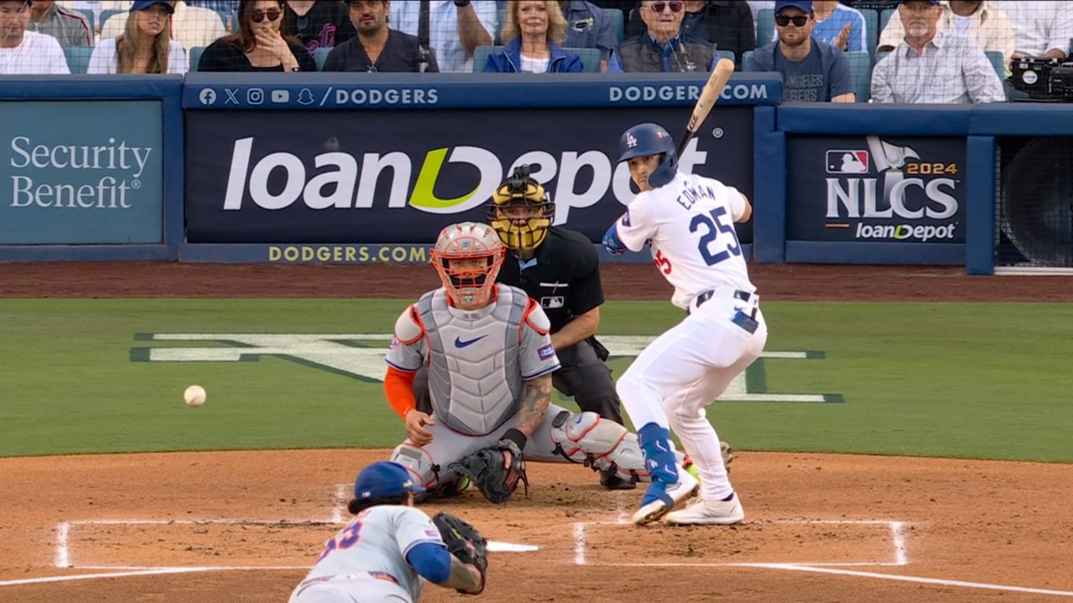 Edman impulsa dos con doblete | 20/10/2024 | Los Dodgers de Los Angeles