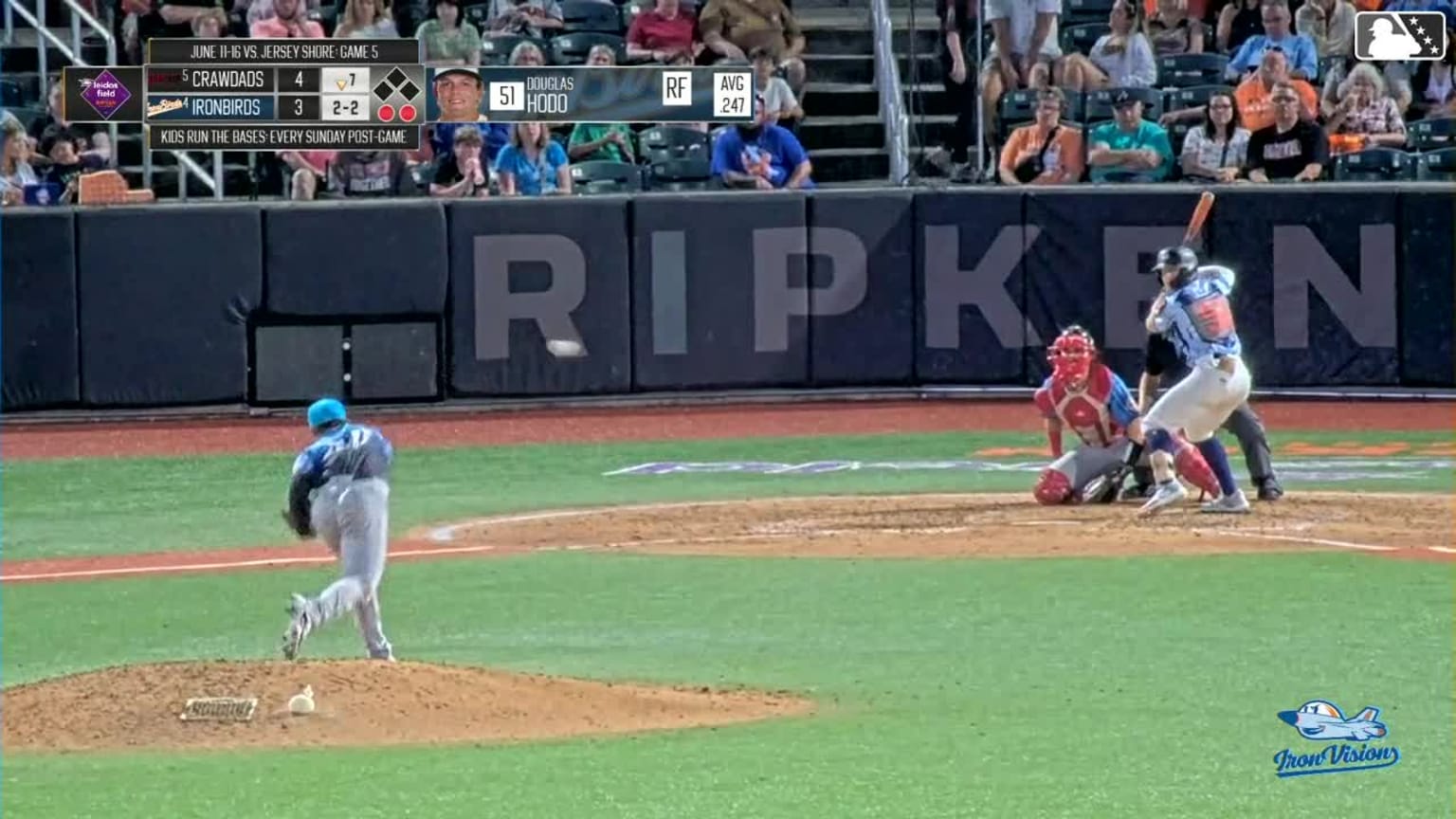 Winston Santos records his 10th strikeout of the game | 06/16/2024 ...