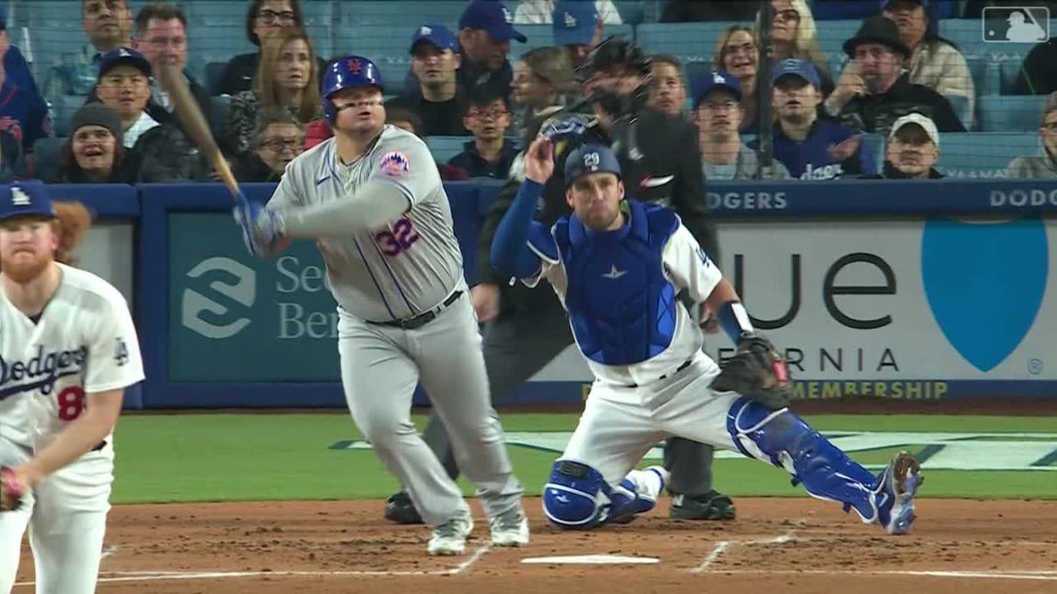 Daniel Vogelbach's two-run homer makes it 2-1 Mets | 04/17/2023 | New ...