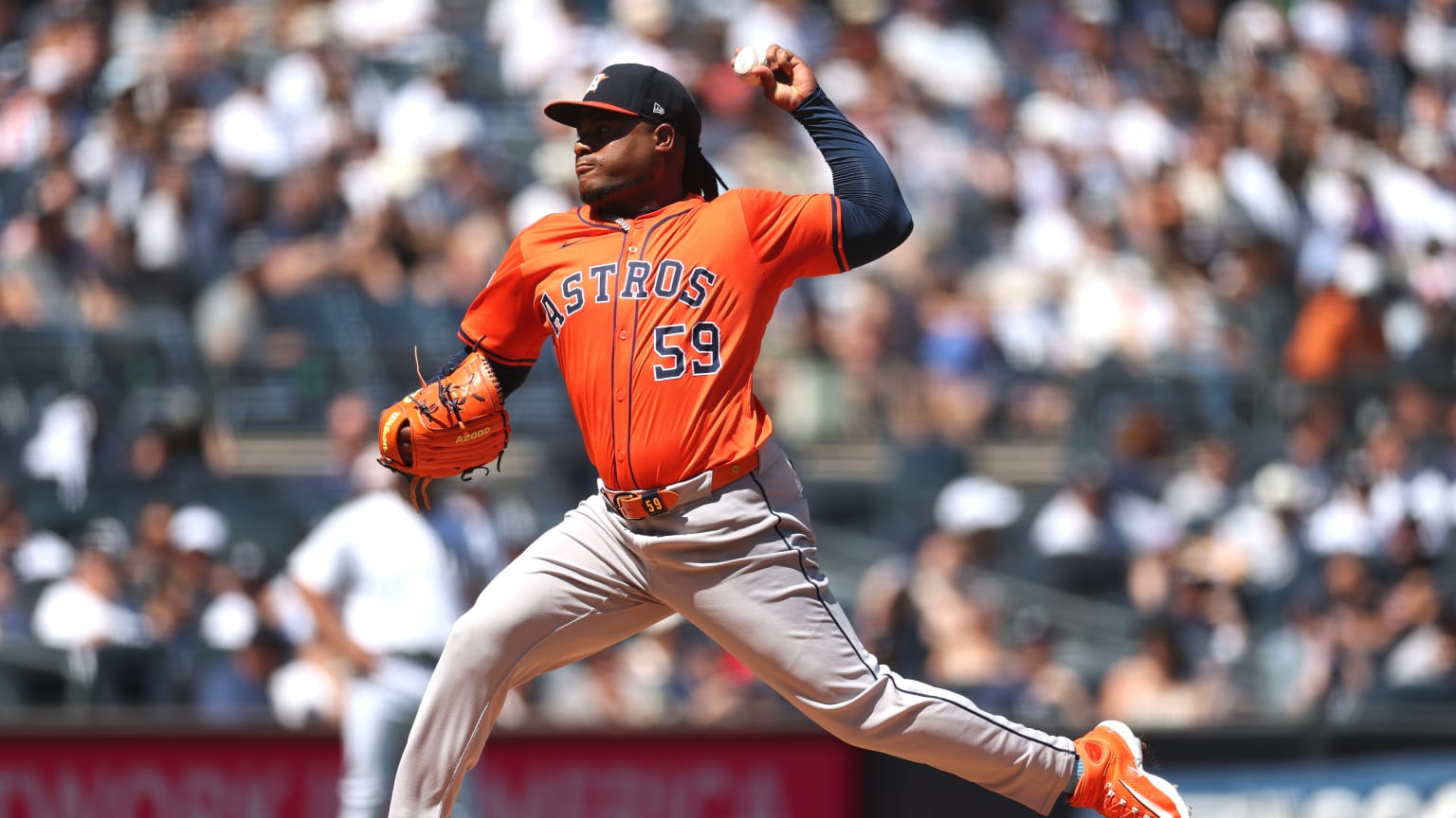 Framber Valdez strikes out Anthony Volpe | 08/09/2025 | Houston Astros