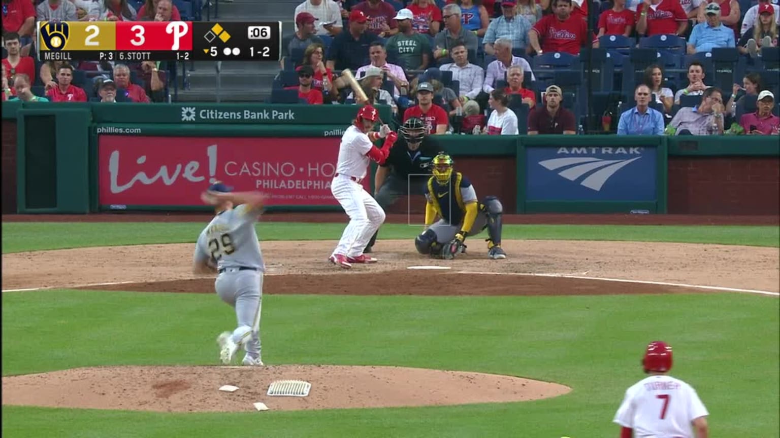 Bryson Stott's RBI single | 07/18/2023 | MLB.com