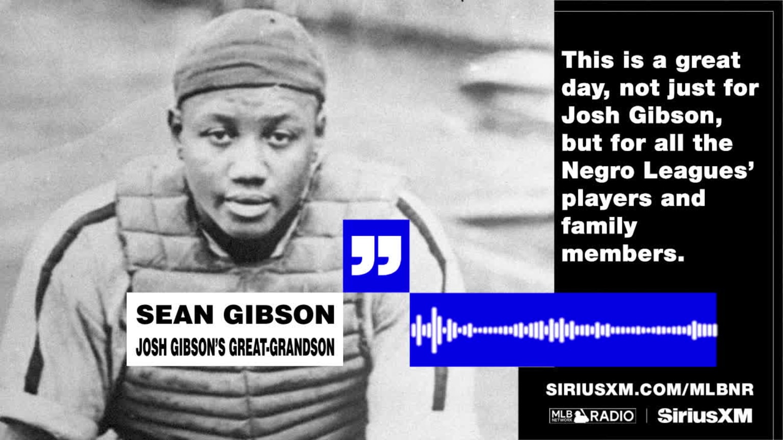 Sean Gibson on his great-grandfather's legacy | 05/30/2024 | MLB.com