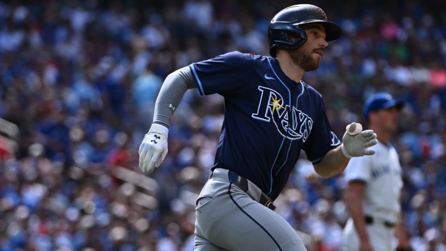Brandon Lowe scores Isaac Paredes with a double | 07/25/2024 | Tampa ...