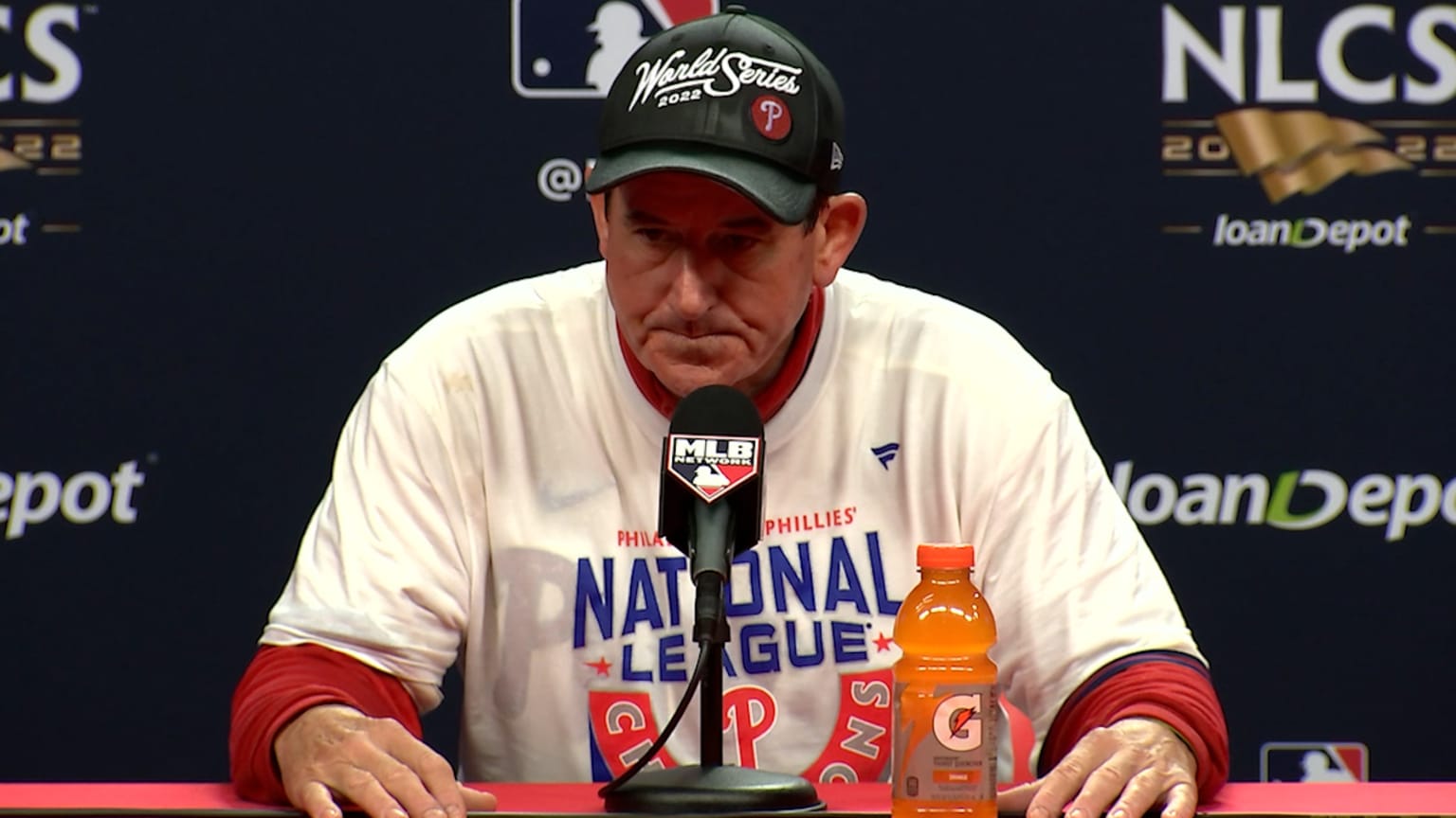 Rob Thomson discusses reaching the World Series | 10/23/2022 ...