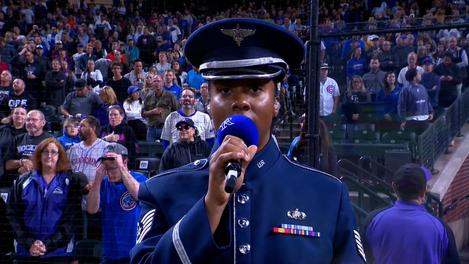 God Bless America is performed in Coors Field on 9/11 | 09/11/2023 ...