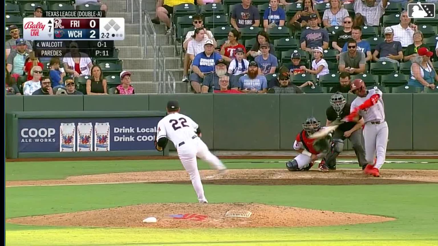 Sebastian Walcott's 11th Double-A homer of the season | 07/27/2025 ...