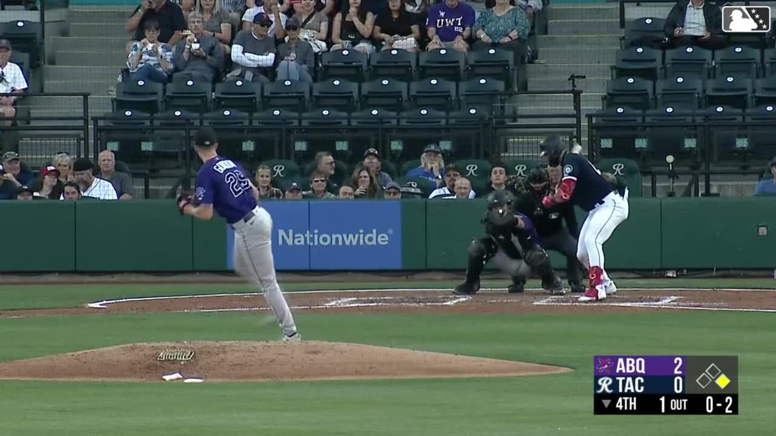 Tanner Gordon strikes out Tyler Locklear | 05/09/2024 | Los Rockies de ...