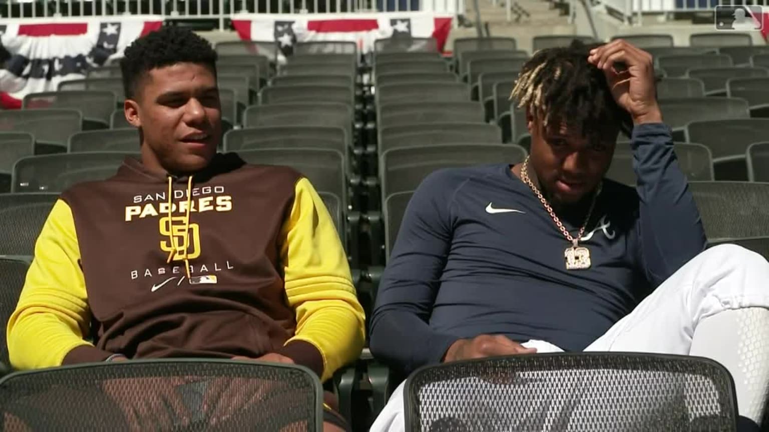 Juan Soto and Ronald Acuña Jr. sit down for interview | 04/09/2023 ...