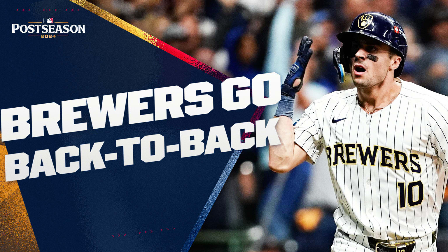 Brewers crush back-to-back home runs | 10/03/2024 | Milwaukee Brewers