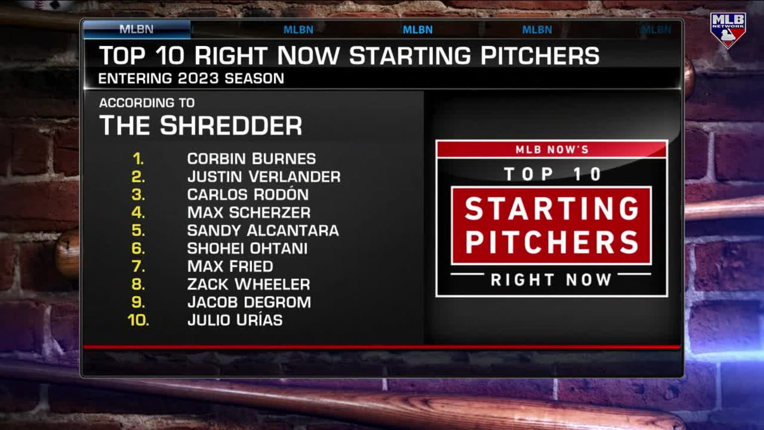 Mike Petriello talks Top 10 starters on MLB Now | 05/26/2023 | Seattle ...