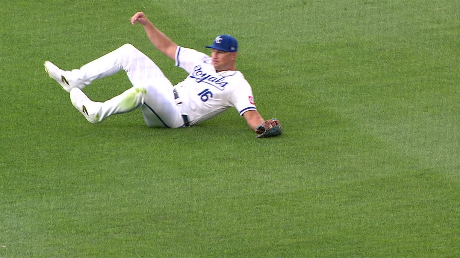 Hunter Renfroe robs a hit with sliding grab | 08/07/2024 | Kansas City ...