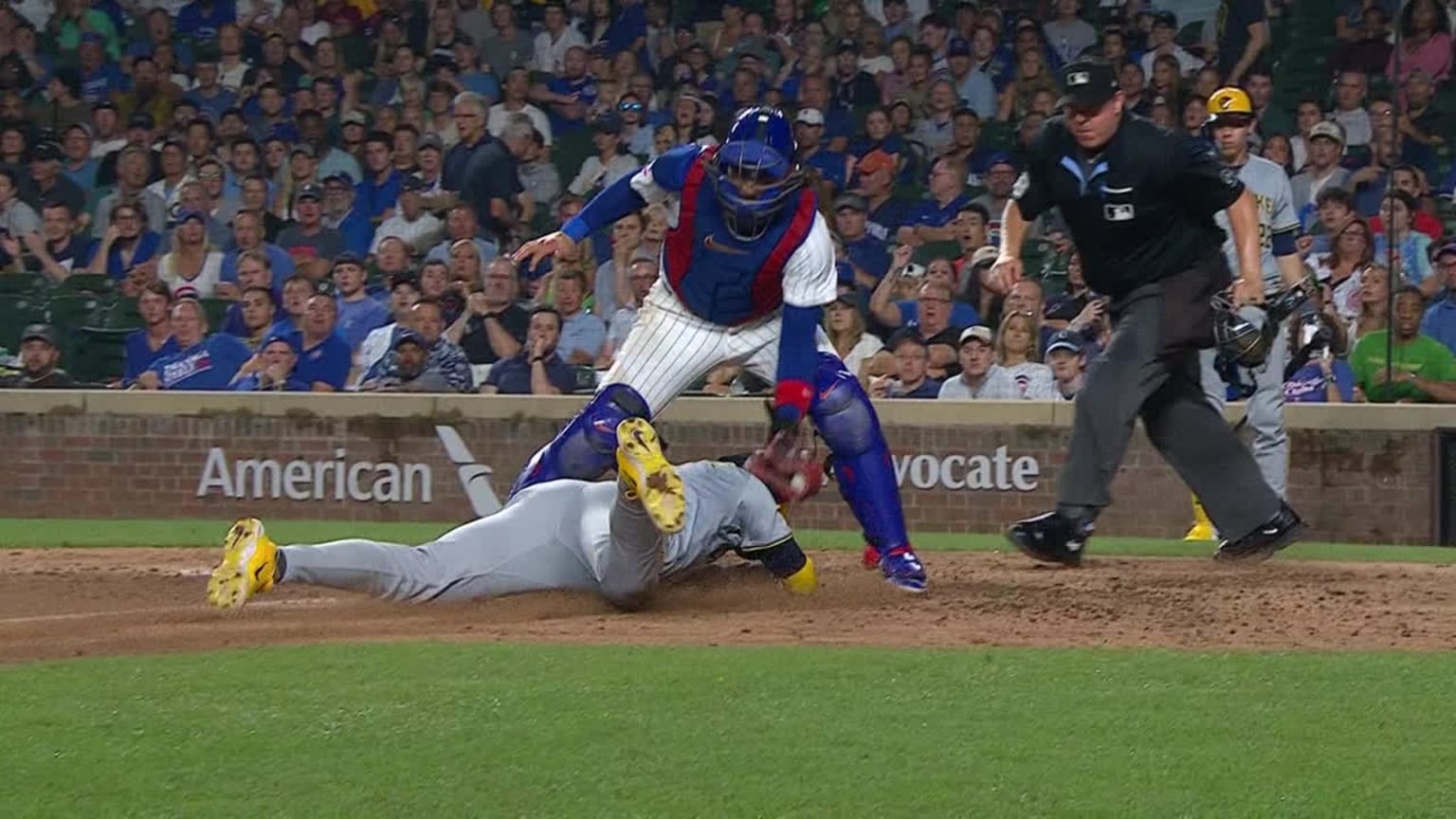 Christopher Morel saca el out en home | 23/07/2024 | Los Rays de Tampa Bay