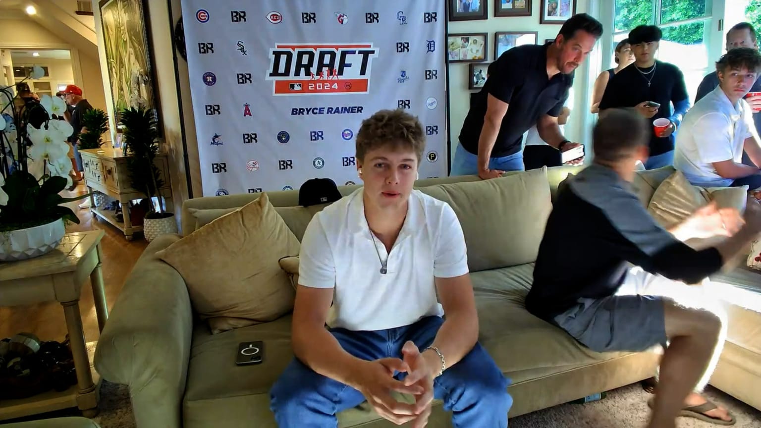 Draft 2024 Bryce Rainer on being picked No. 21 | 07/15/2024 | MLB.com