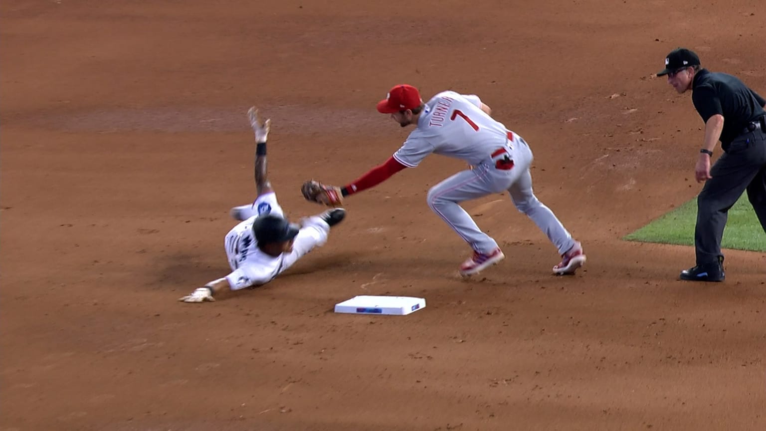 Dane Myers escapes a rundown between first and second | 07/09/2023 ...