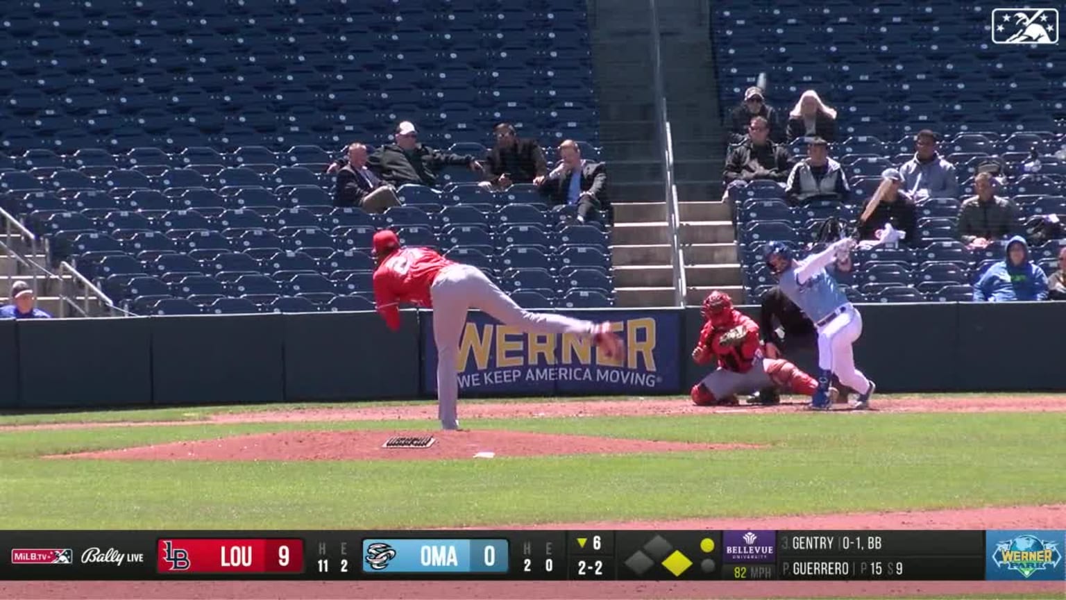 Tyler Gentry smokes an RBI triple in the 6th inning | 05/02/2023 | MLB.com
