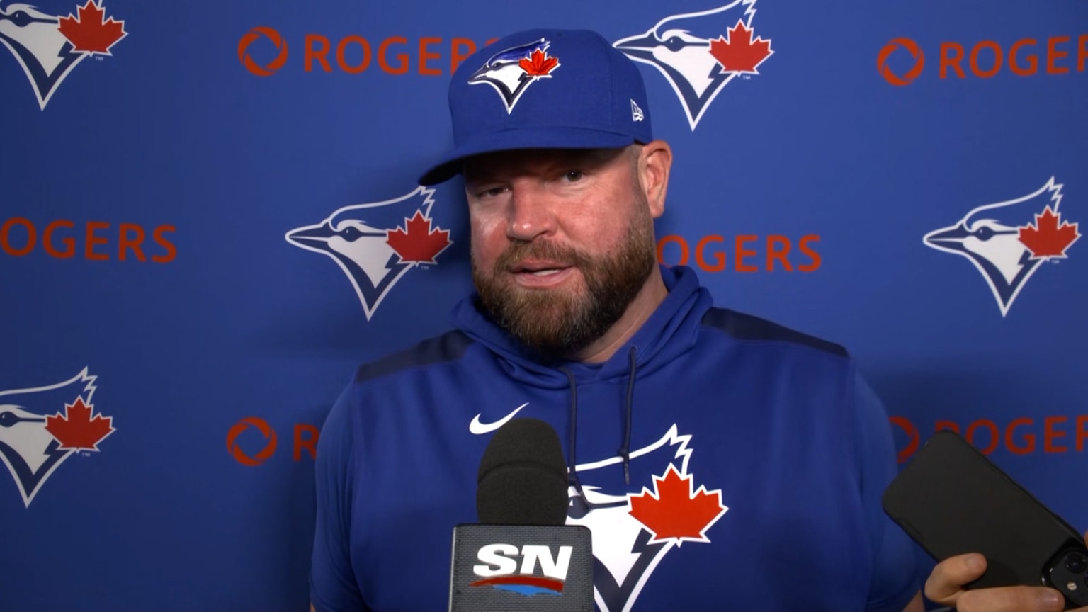 John Schneider on Guerrero Jr., benches clearing | 08/18/2025 | Toronto Blue Jays